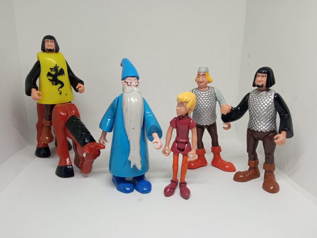 6 Nice MERLIN Collectible Figures From the 90s. - Etsy