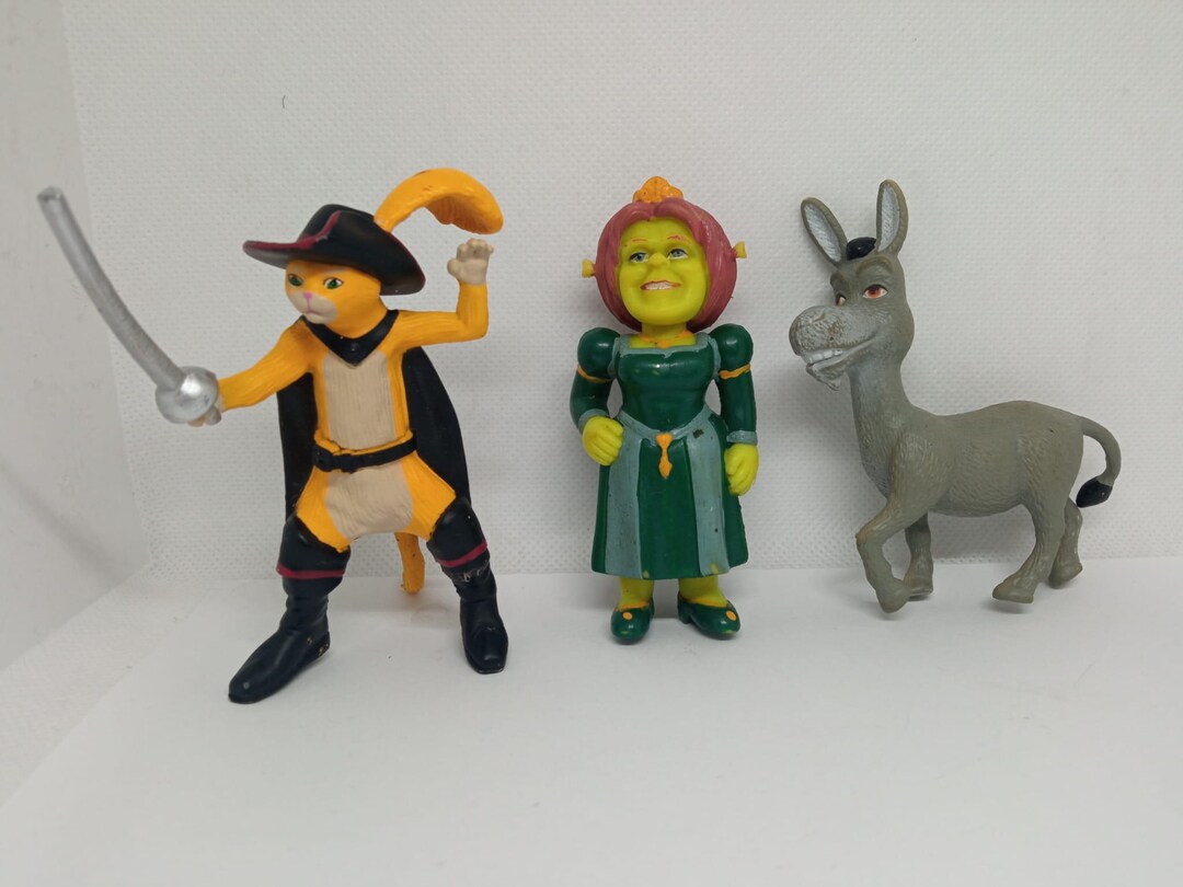 3 Nice SHREK Collectible Figures. - Etsy