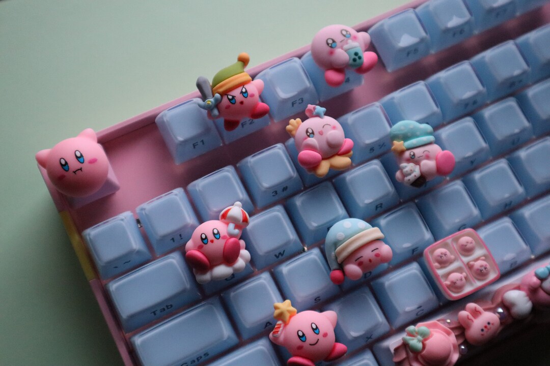 Cute Kirby Keycaps Many Variations - Etsy