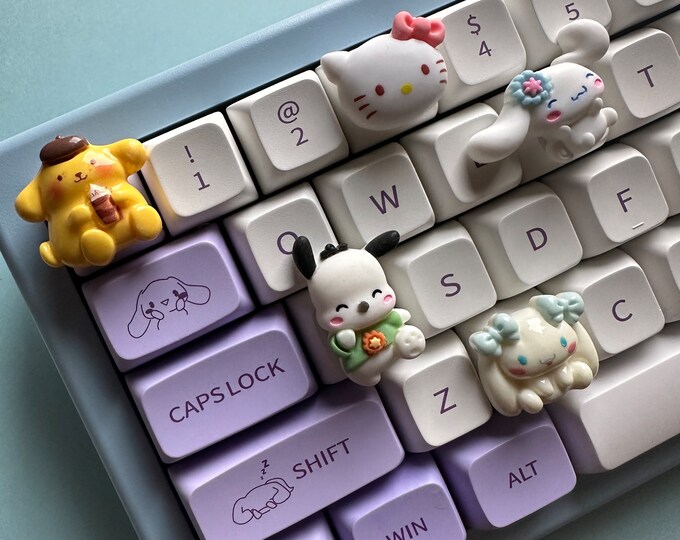 Kawaii Rio Keycaps | Kitty | Cinna | Pompom | Pochacco - Etsy
