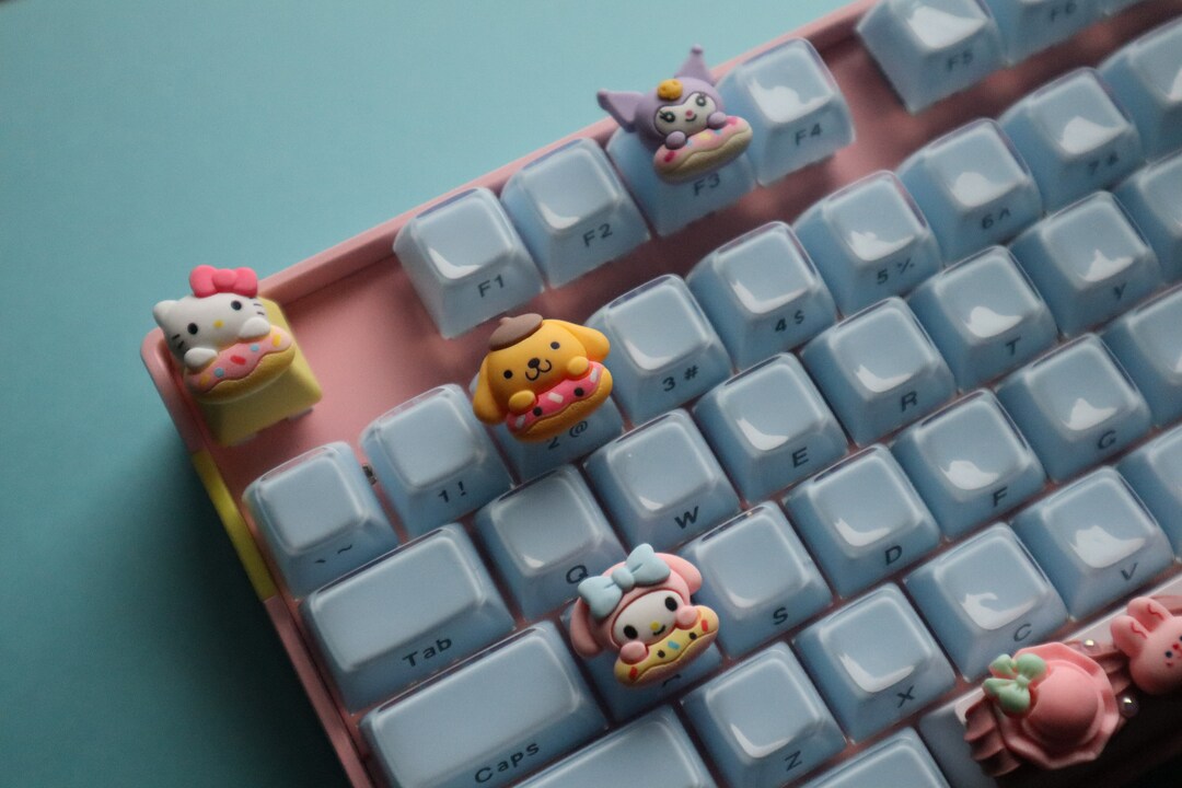 Sanrio Donut Keycaps Hello Kitty Kuromi Pompom Melody - Etsy