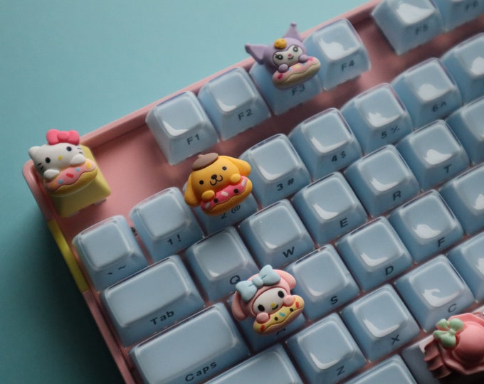 Sanrio Donut Keycaps Hello Kitty Kuromi Pompom Melody - Etsy