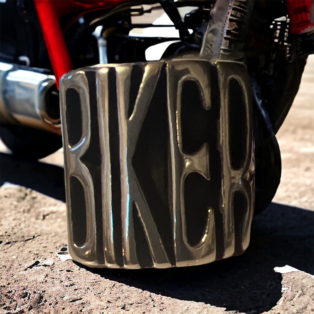 Men’s/ Womans Biker Harley Riding Ring, Oxidized Stainless Steel Biker ...