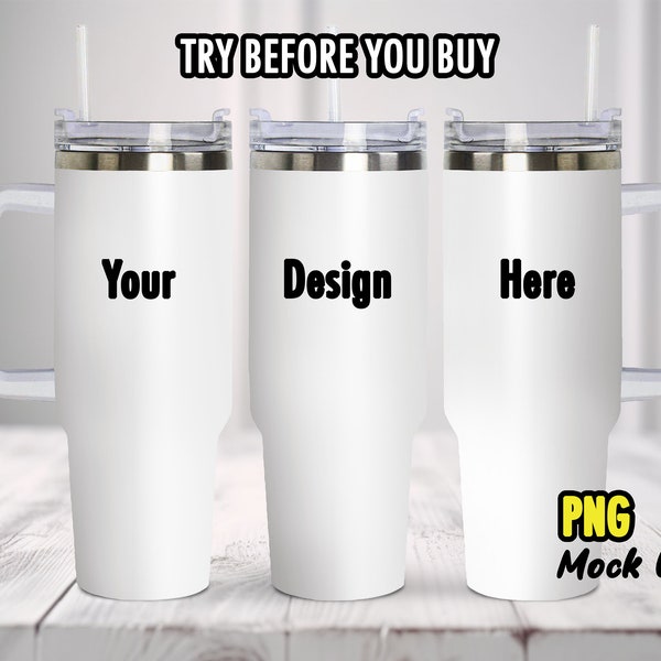 40 Oz Sublimation Tumbler With Handle - Etsy