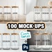 Rotating 40oz Tumbler, Canva Preset Mock up Template 180 Degree Turn ...