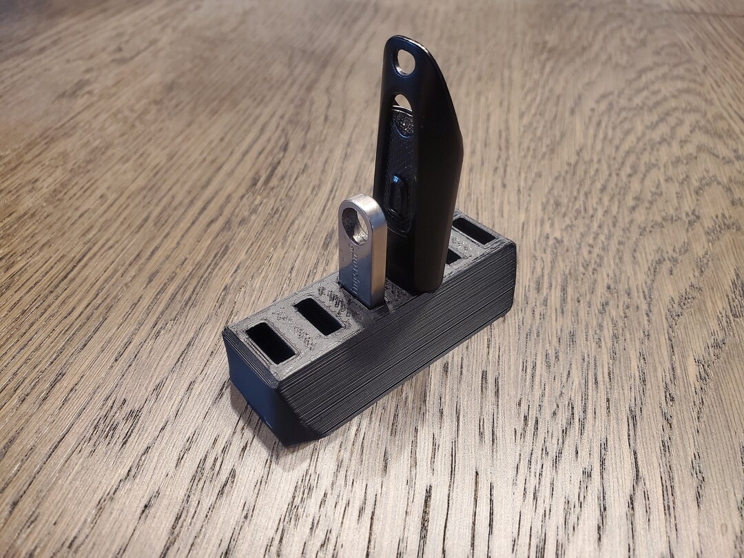 USB Stick Holder, 6 Slots | 3D Printed | Modern and Minimalist - Etsy