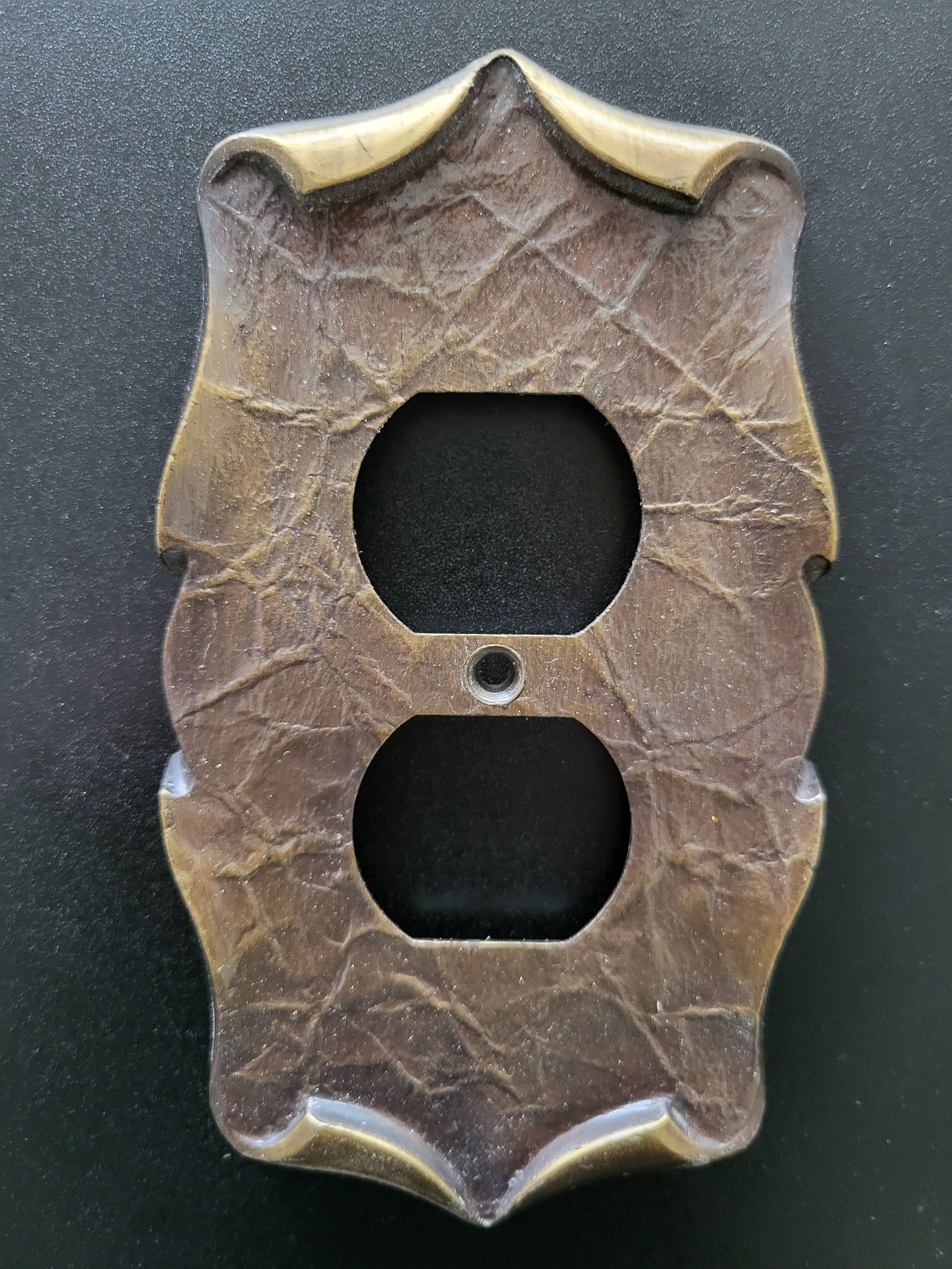 Brass Amerock Carriage House Quadruple 4 Switch Plate and Mixed Switch ...