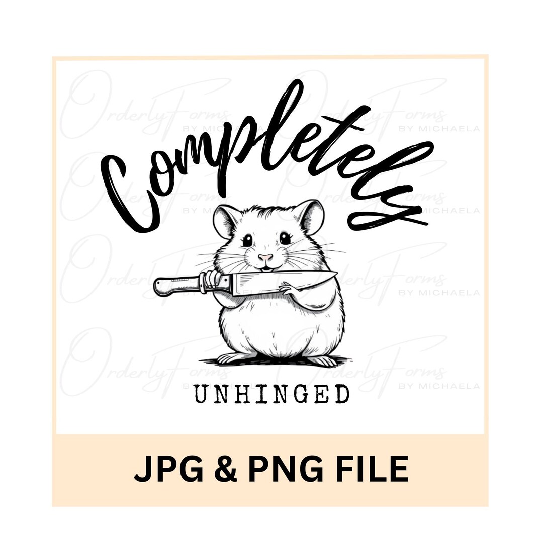 Completely Unhinged, Cute Mouse, Mice With Knives, Animal Humor, Funny ...