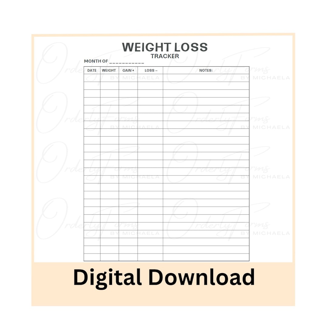 Weight Loss Tracker, Health Goals, Calorie Deficit, Fitness Log ...