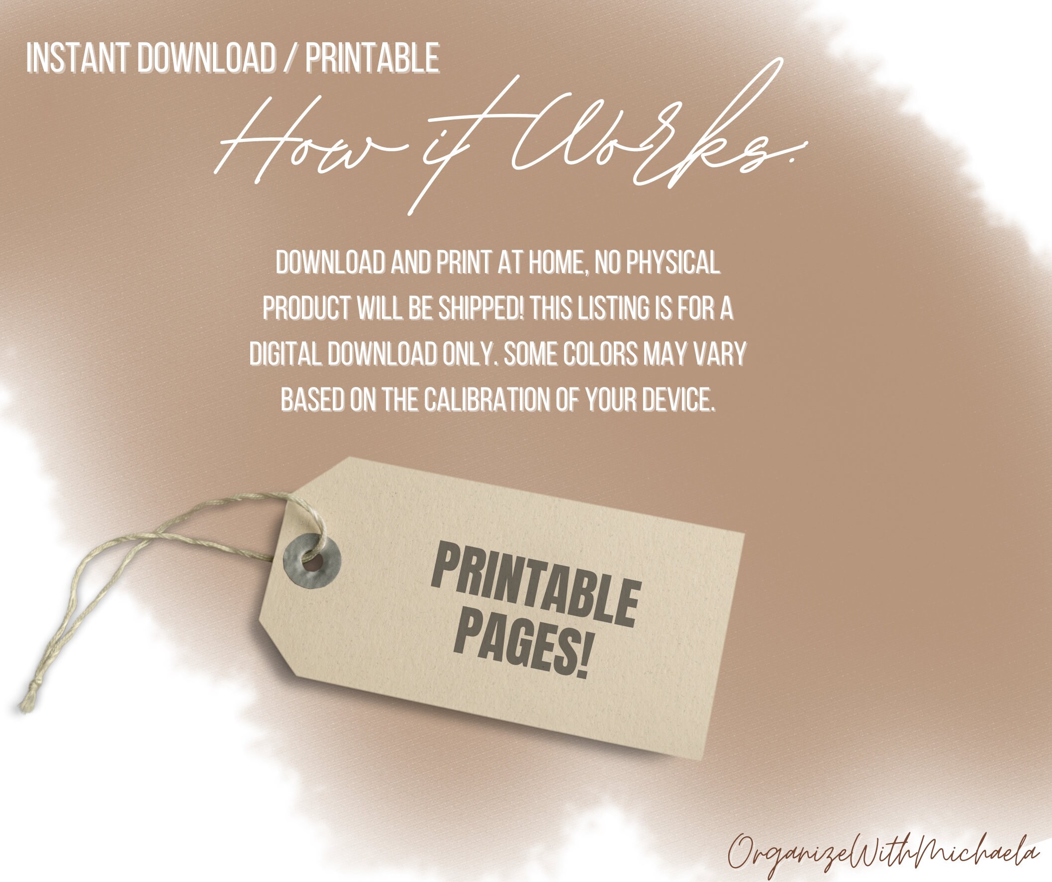 GOALS BINDER 24 Pages digital Download - Etsy