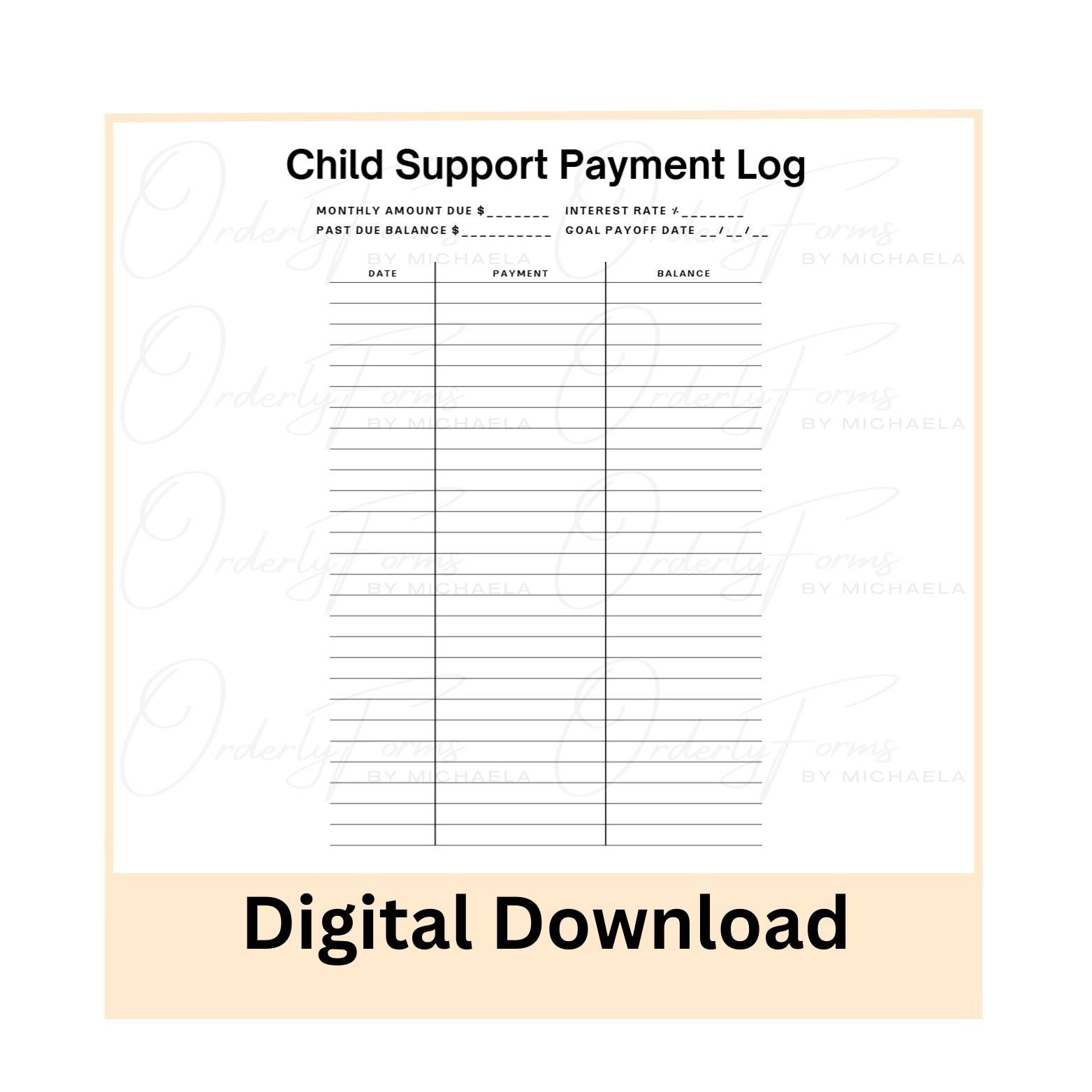 Child Support Tracker, Payment Tracker, Financial Planner, Expense ...