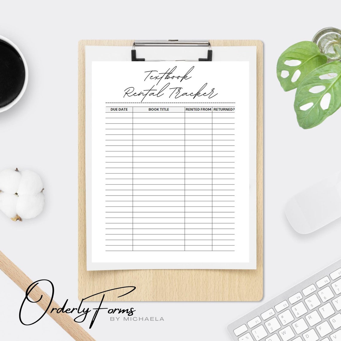 Textbook Rental Tracker, School Books, Textbook Tracker, Teacher ...