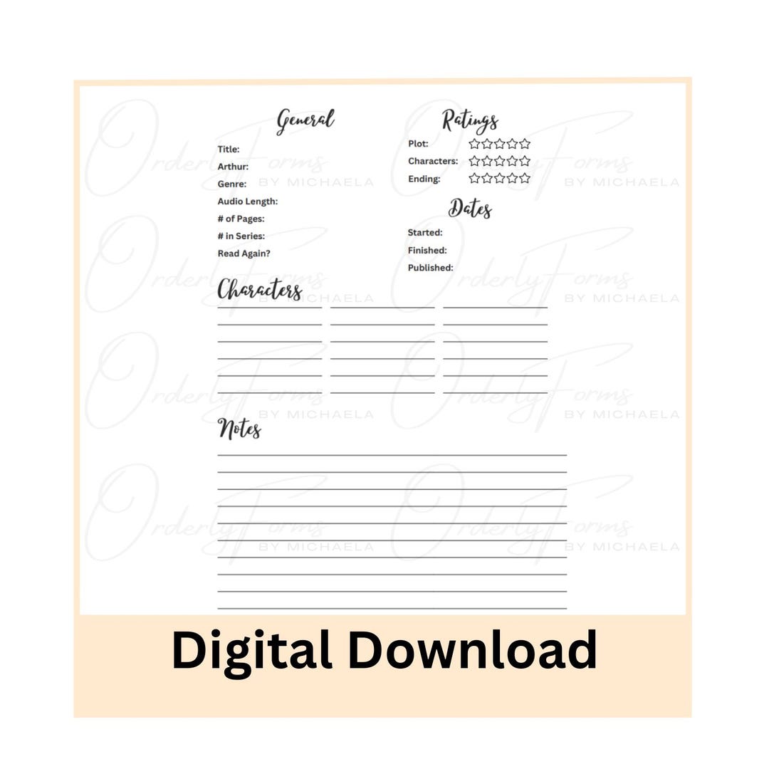 Book Rating Sheet, Book Lovers, Reading Journal, Reading Journal ...