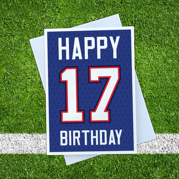 Josh Allen Birthday Card - Etsy