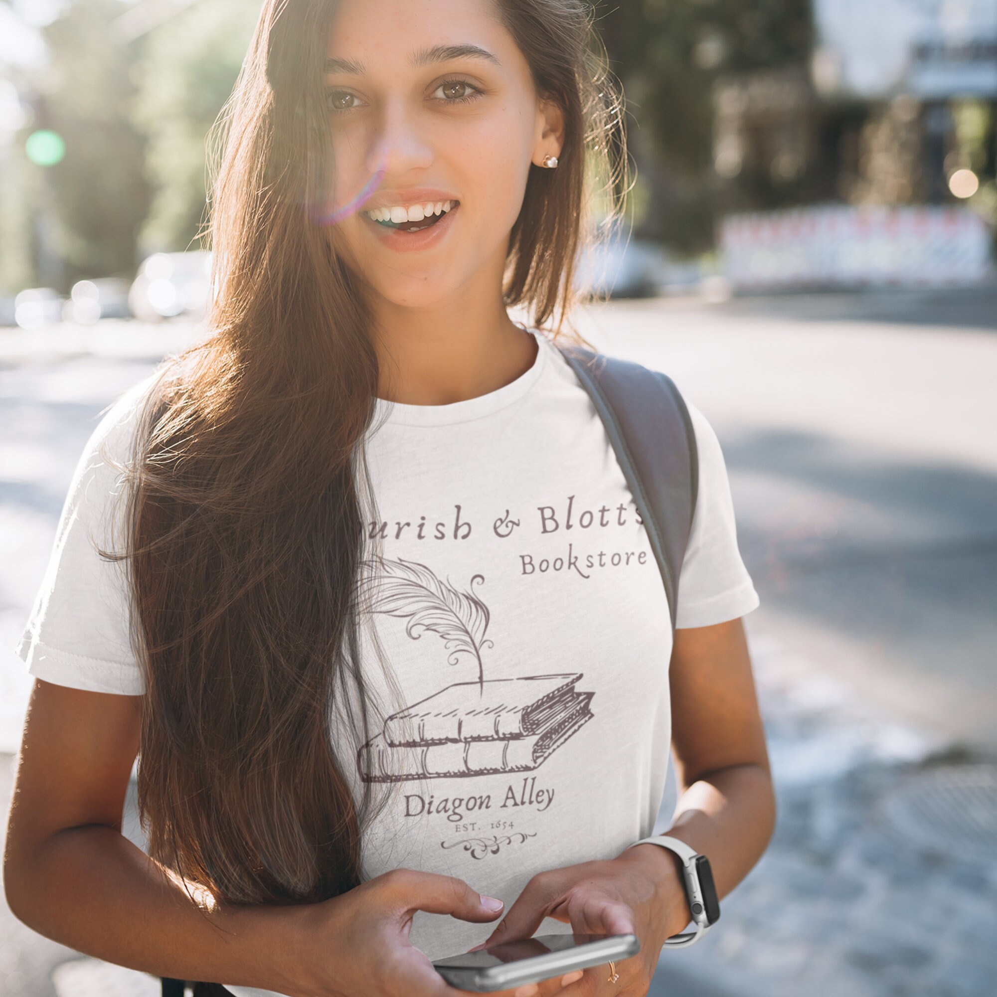 Harry Potter Flourish & Botts T-shirt - Etsy