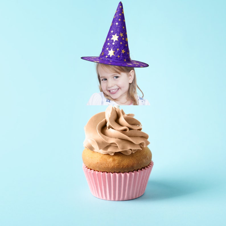 Personalized Face Cupcake Toppers Custom Birthday Cupcake - Etsy