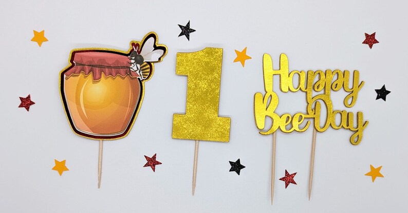 First Bee Day Cake Topper 1st Birthday First Birthday Cake - Etsy