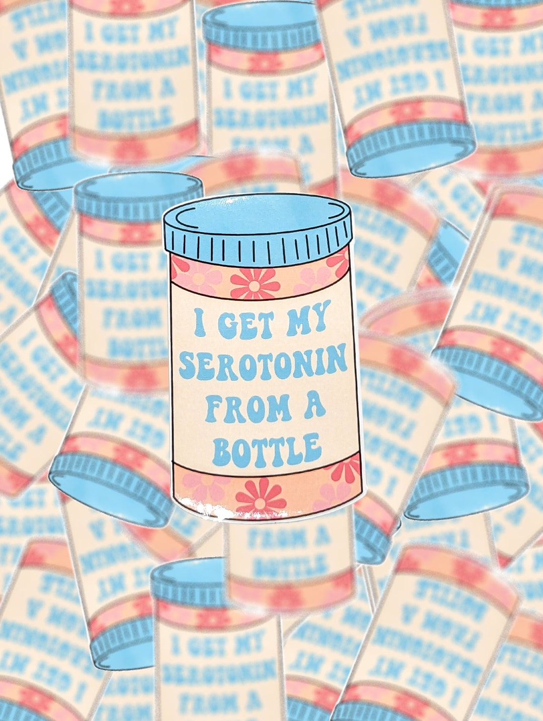 Mental Health Vinyl Sticker Pill Bottle Sticker for Mental Health ...