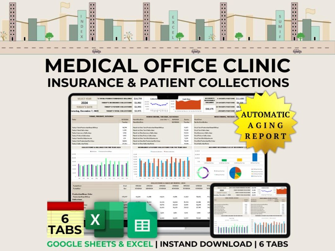 Medical Office Template Medical Office Clinic Excel Doctor Office ...