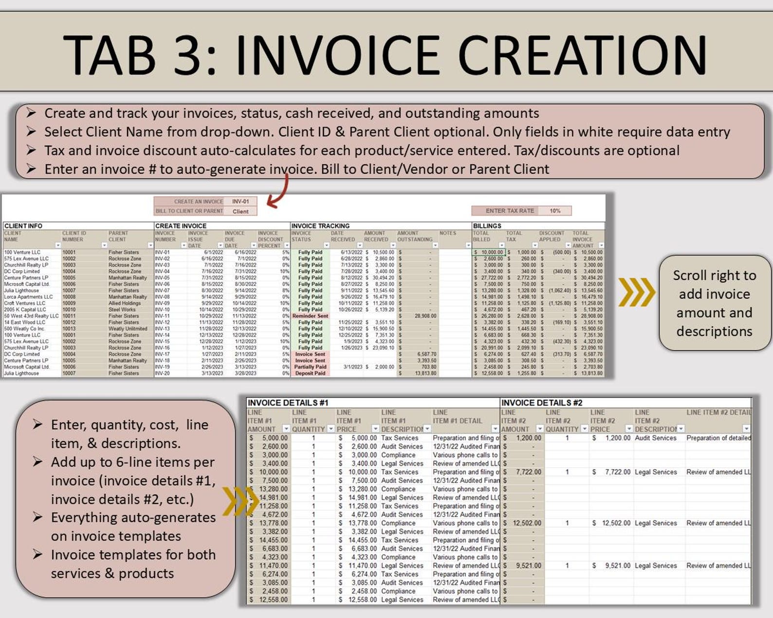 Invoice Generator Bill Payment Manager With Automated Invoice Template ...