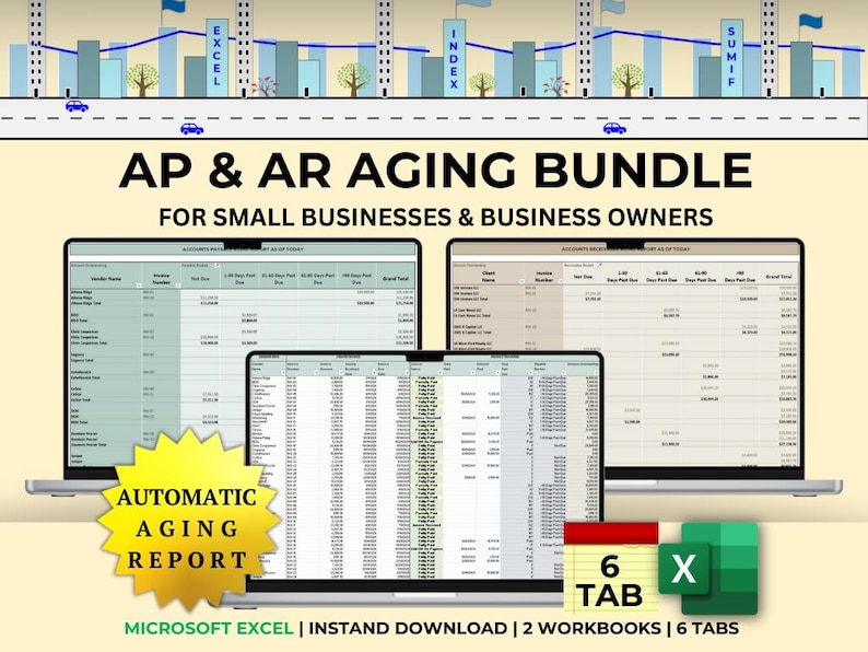 Accounts Payable Template for Accounts Receivable Aging Analysis ...