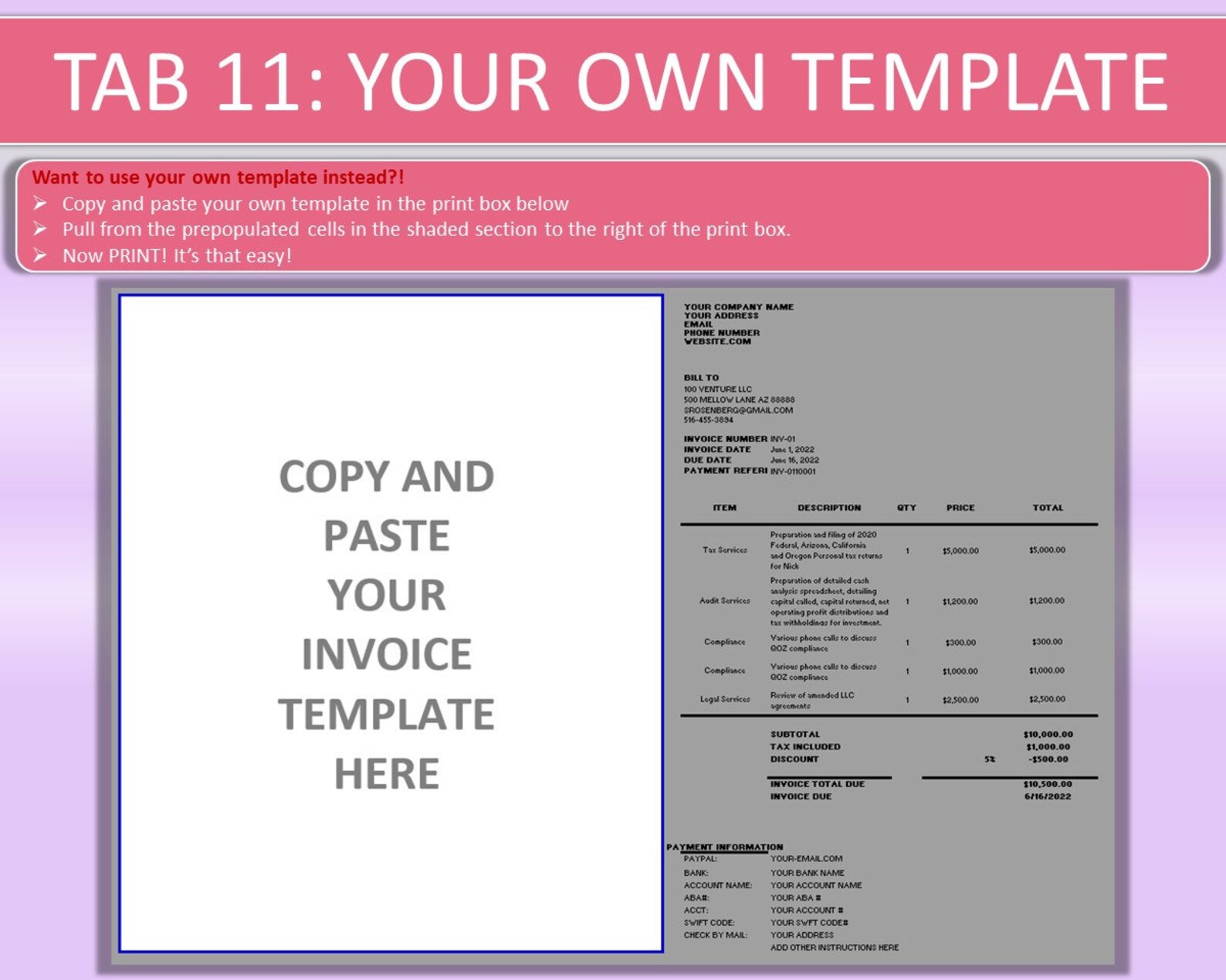 Receivable Aging Report Excel Invoice Bill Manager Cash Receipt Tracker ...