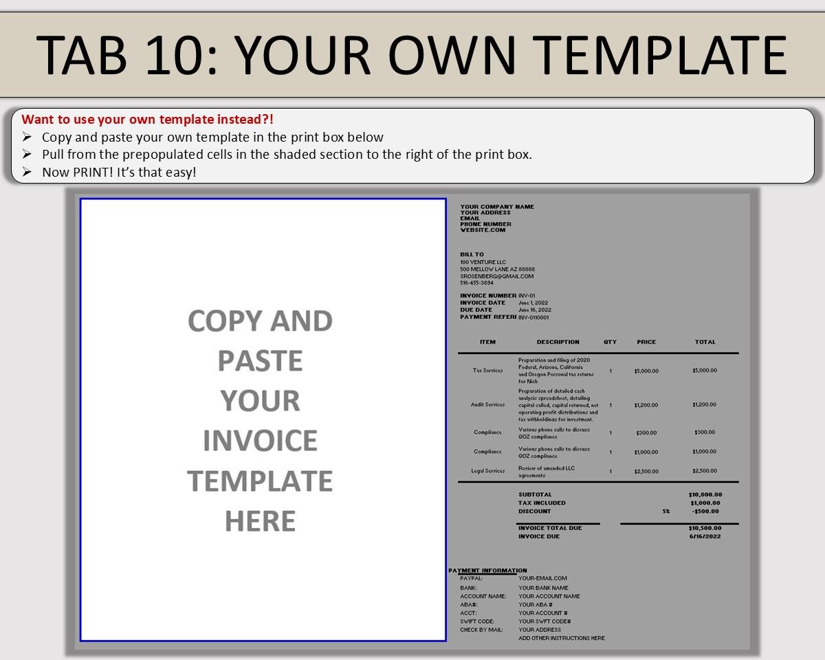 Invoice Generator Bill Payment Manager With Automated Invoice Template ...