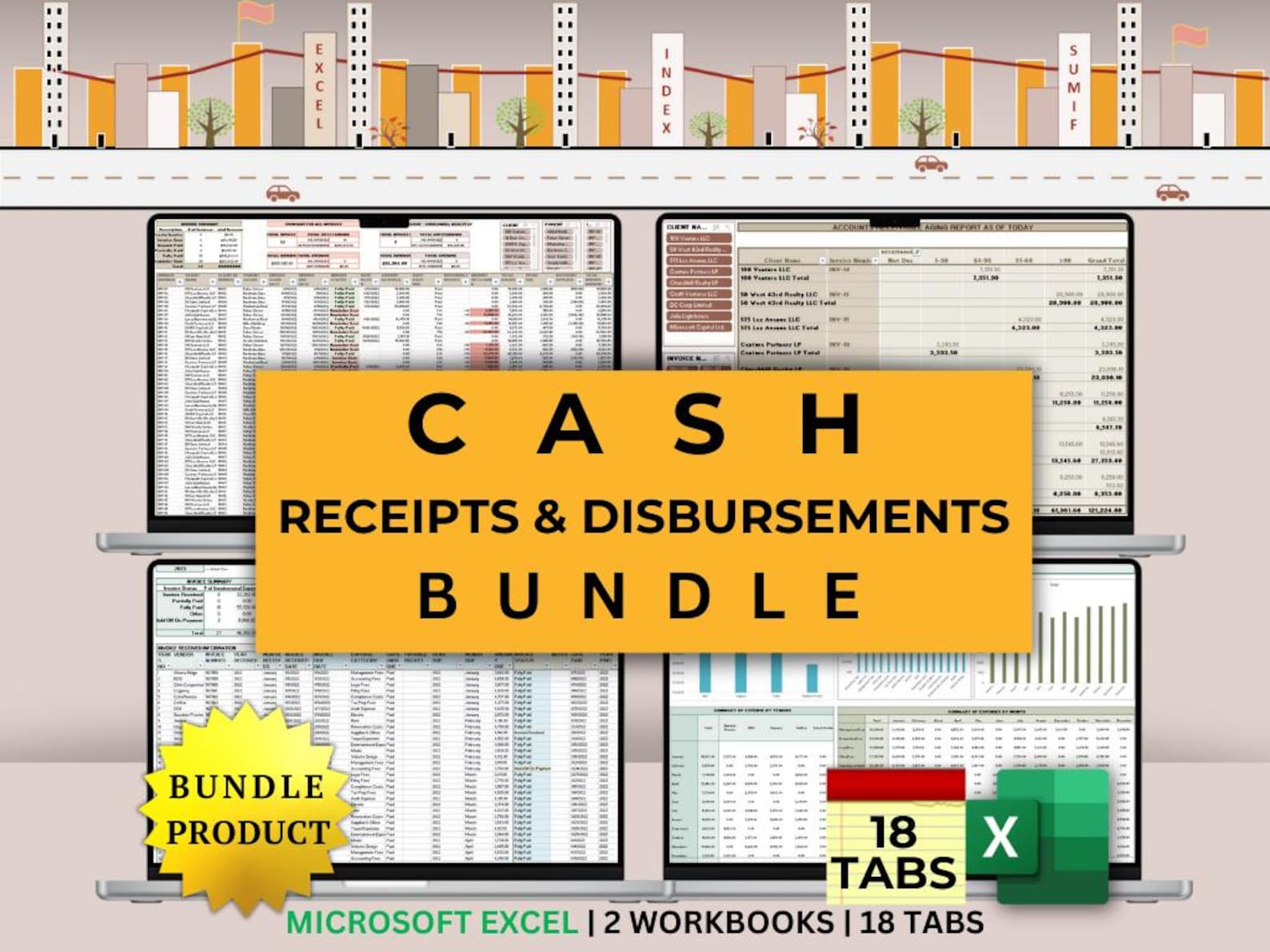 Cash Receipts and Disbursements Excel Template Excel Payments Tracker ...