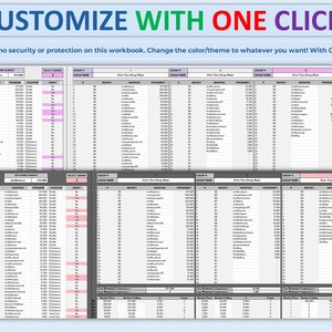 Social Media Excel Hashtag Planner Excel Template Keyword Manager List ...