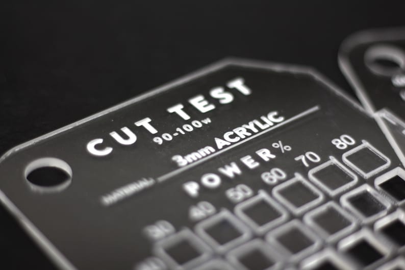 Ultimate Laser Calibration Pack - Cutting Engraving Test Cards, Focus ...