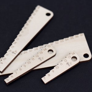 CO2 Laser Cutting & Engraving Focal Depth Step Gauge, Laser Focus Test ...