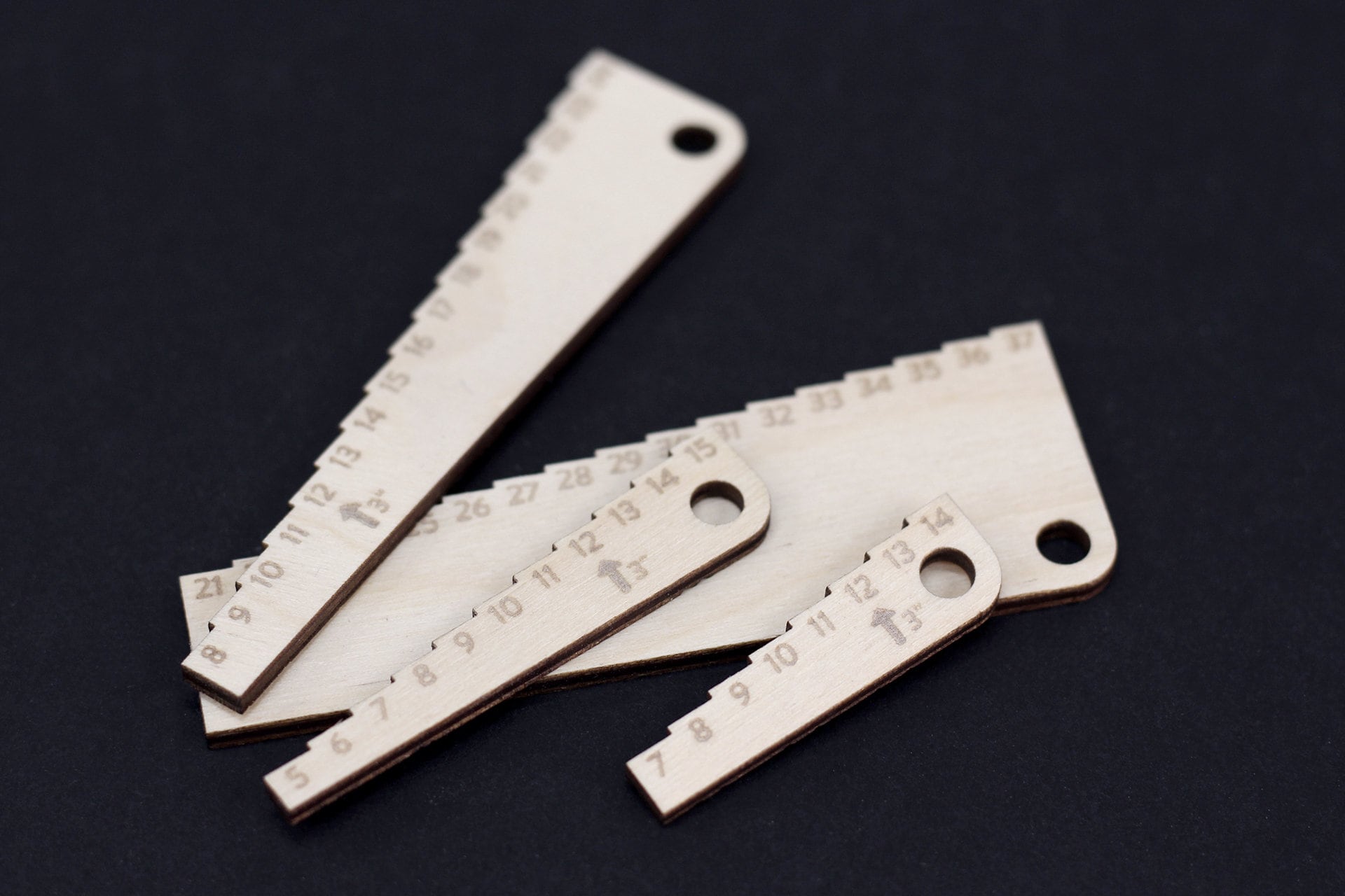 CO2 Laser Cutting & Engraving Focal Depth Step Gauge, Laser Focus Test ...