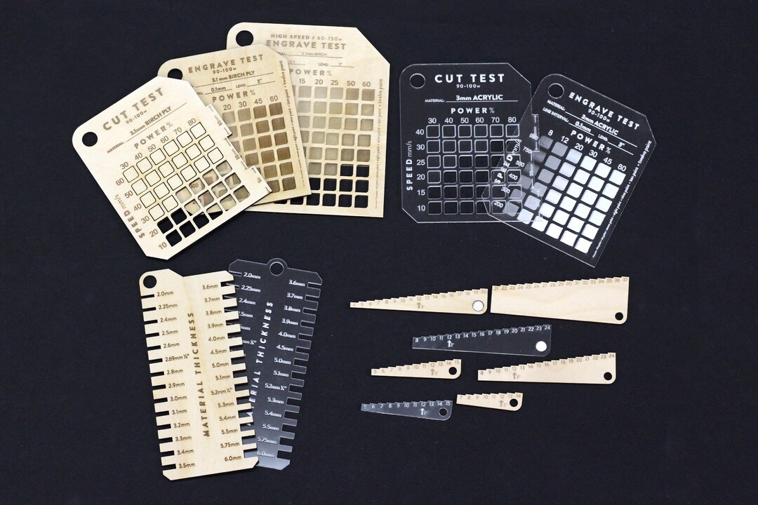 Ultimate Laser Calibration Pack Cutting Engraving Test - Etsy