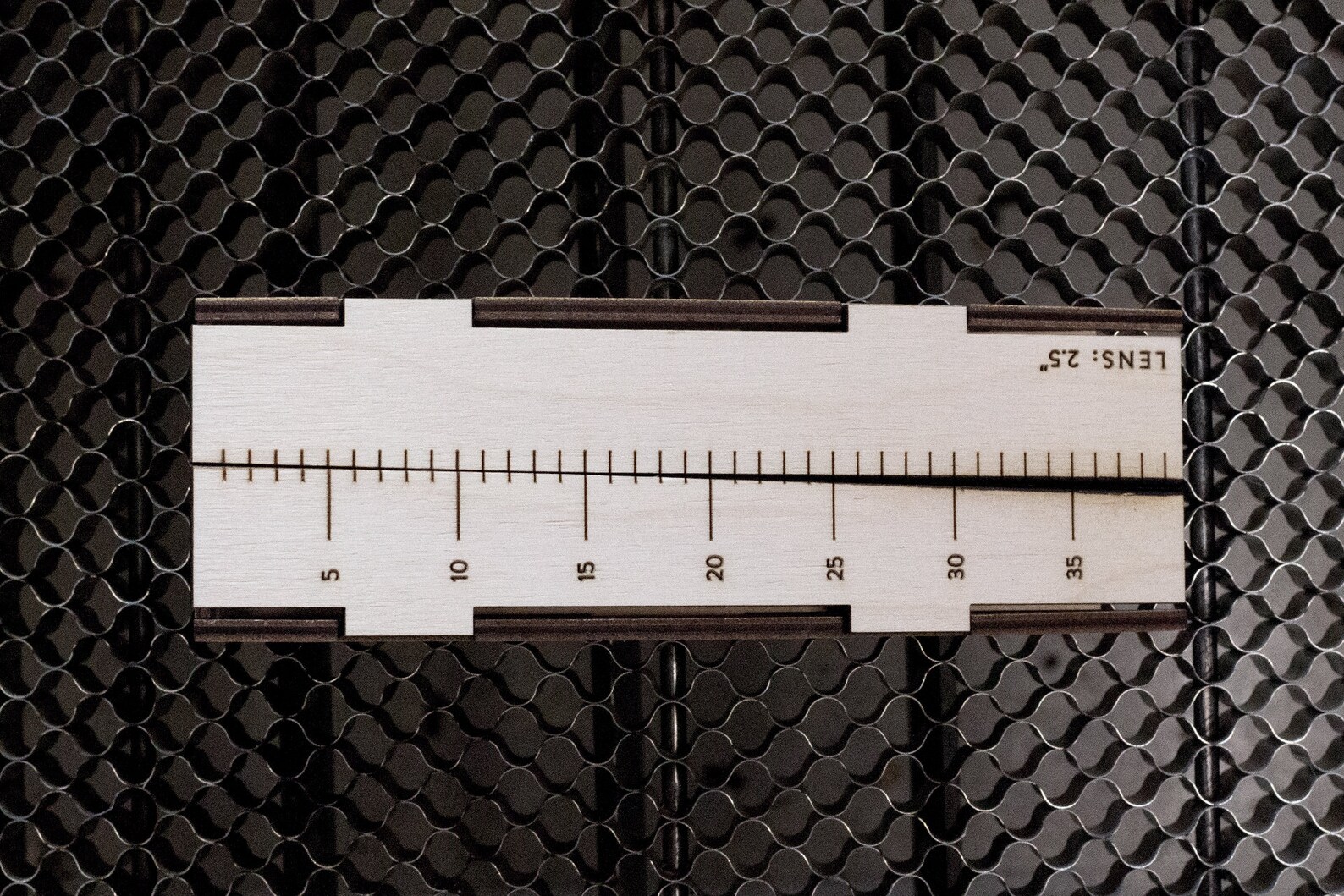 Laser Cutting & Engraving Ramp Test Digital Files, CO2 Lens Focal Depth ...