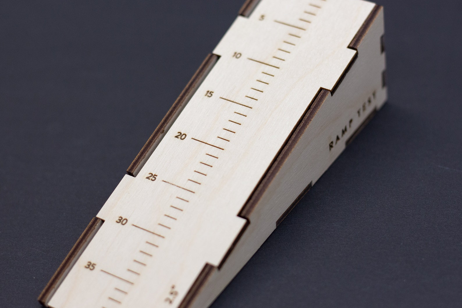 Laser Cutting & Engraving Ramp Test Digital Files, CO2 Lens Focal Depth ...