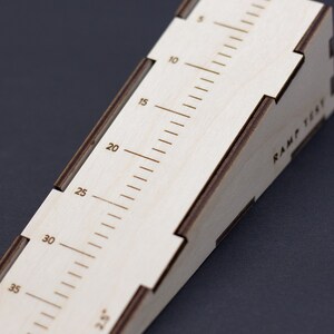 Laser Cutting & Engraving Ramp Test Digital Files, CO2 Lens Focal Depth ...