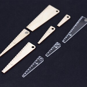 CO2 Laser Cutting & Engraving Focal Depth Step Gauge, Laser Focus Test ...