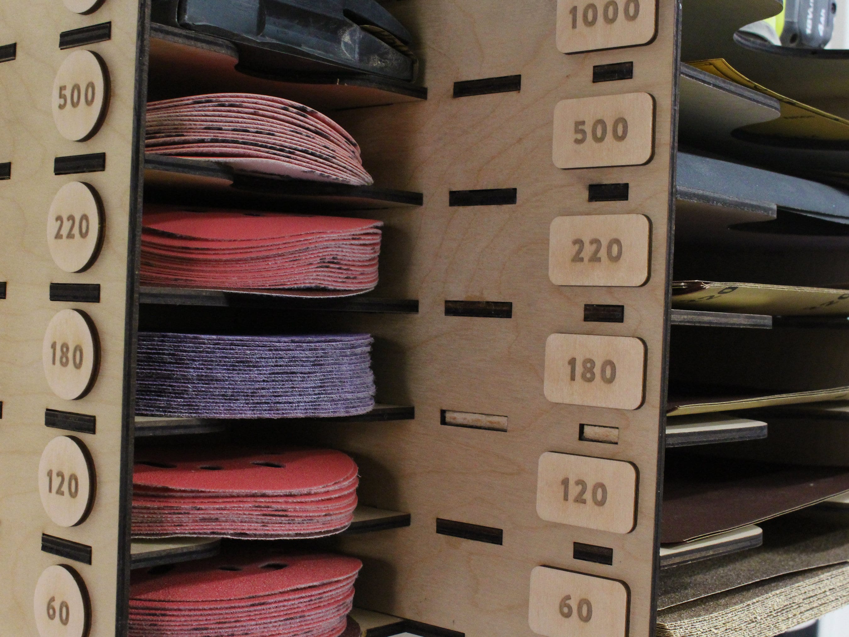 Sand Paper Shelf Storage Box. 2.5mm 1/8 3mm 3.6 4mm - Etsy