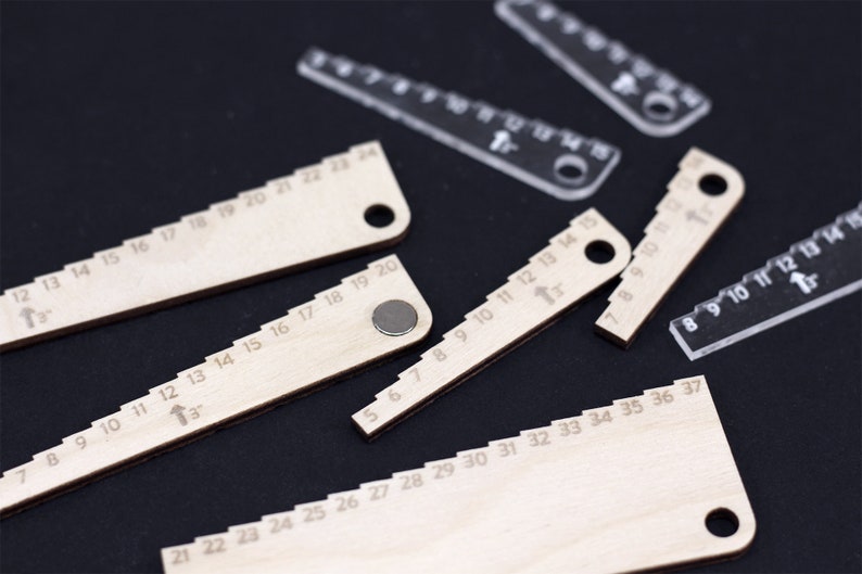 CO2 Laser Cutting & Engraving Focal Depth Step Gauge, Laser Focus Test ...