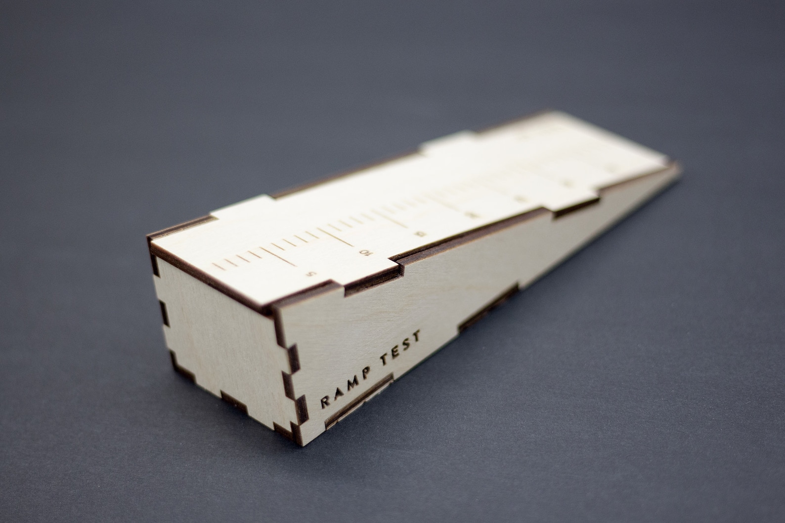 Laser Cutting & Engraving Ramp Test Digital Files, CO2 Lens Focal Depth ...