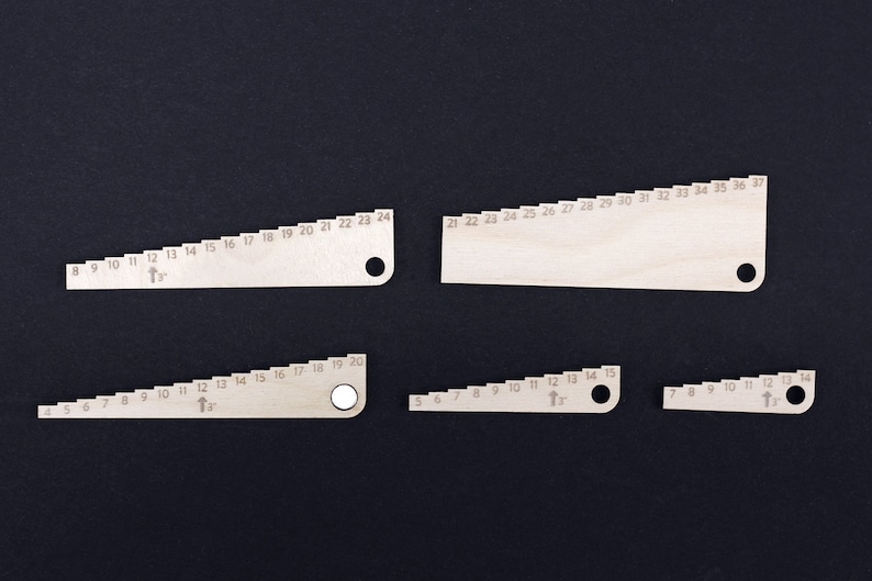 CO2 Laser Cutting & Engraving Focal Depth Step Gauge, Laser Focus Test ...