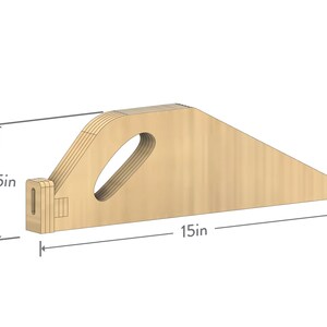 Laser-cut Push Stick Plans With Adjustable Heel for Table Saws - Files ...