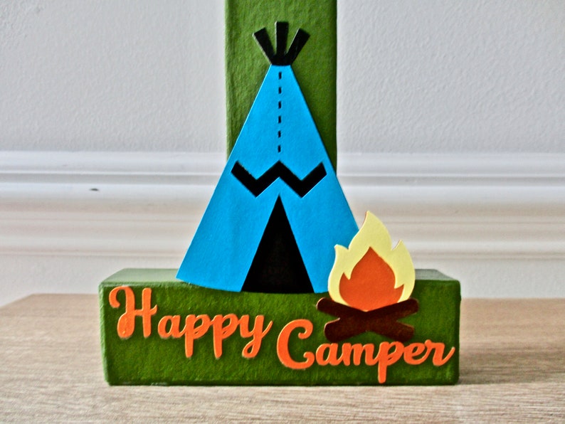 Happy Camper Birthday Decorations, Happy Camper Birthday Photo Prop ...