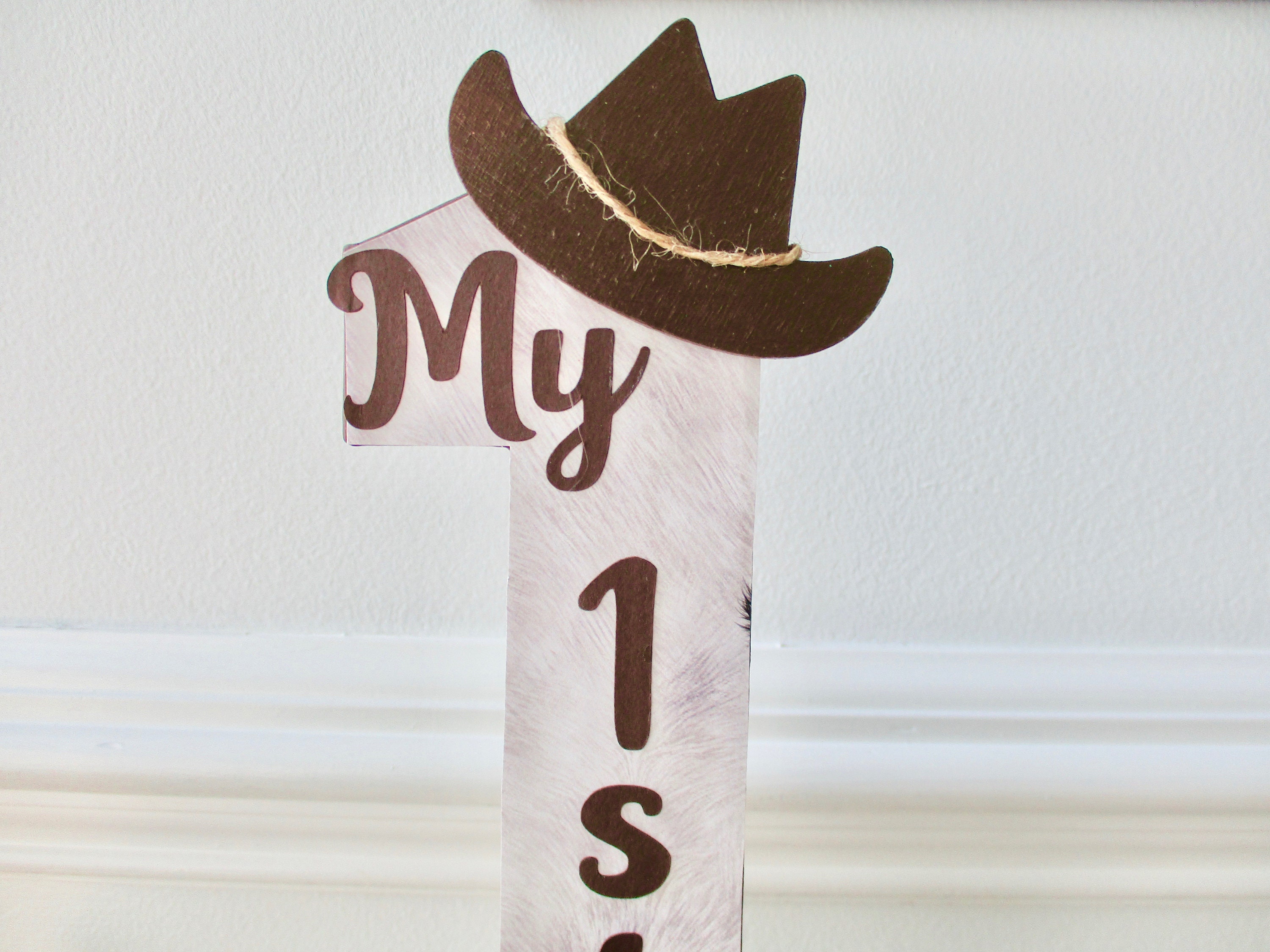 My First Rodeo Birthday Photo Prop, Centerpiece, Cowboy Birthday - Etsy
