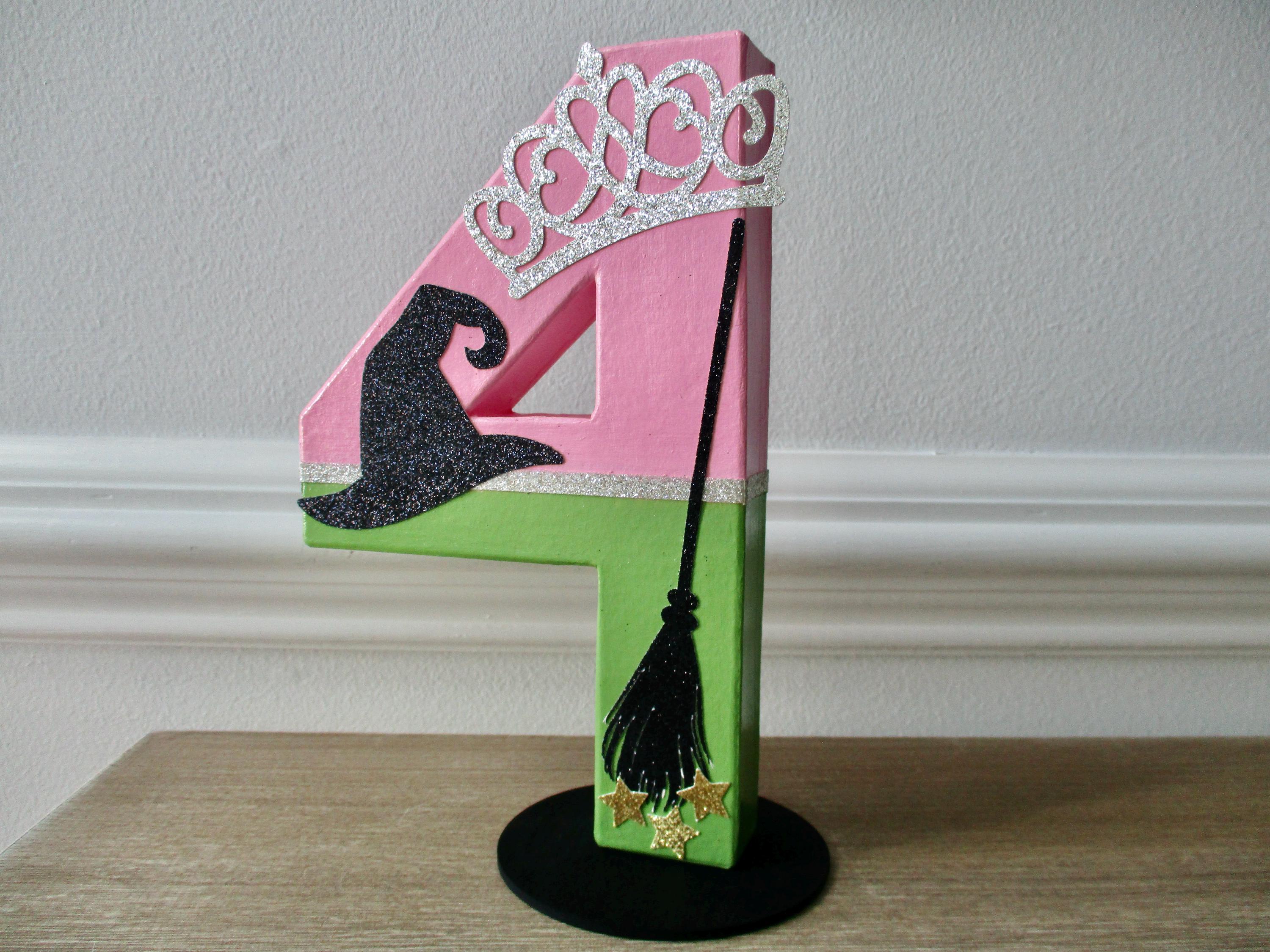 8 In. "wicked" Birthday Photo Prop, Decor - Etsy