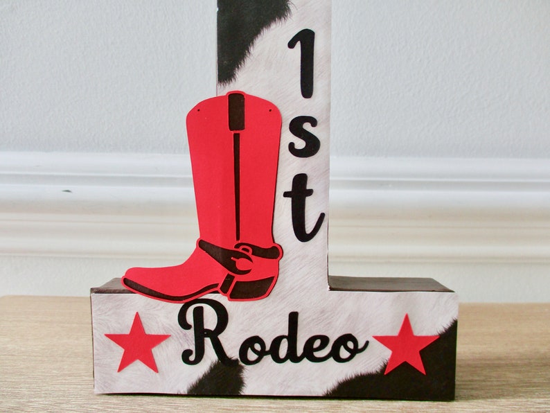 8 In. My First Rodeo Birthday Photo Prop, Rodeo Birthday, My First ...