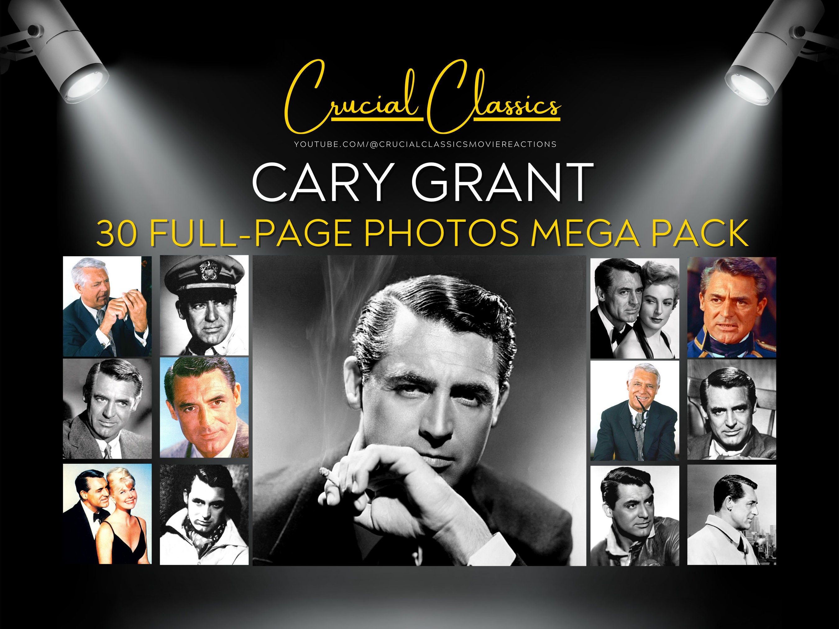 Cary Grant Art 30 Photos PDF & Pngs, Cary Grant Poster, Cary Grant Png ...