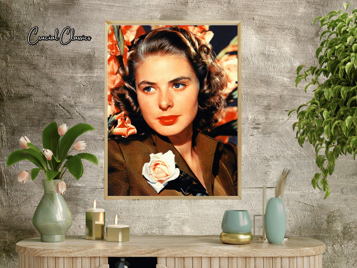 Ingrid Bergman Wall Art 25 Photos PDF & Pngs, Ingrid Bergman Poster ...