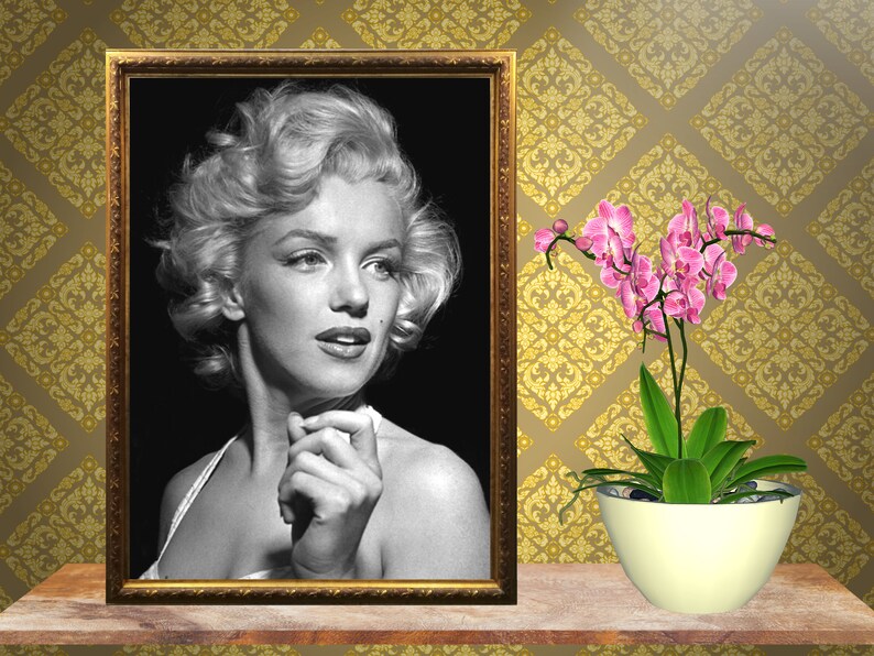 Marilyn Monroe Wall Art 40 Photos Pdf And Pngs Marilyn Monroe Etsy