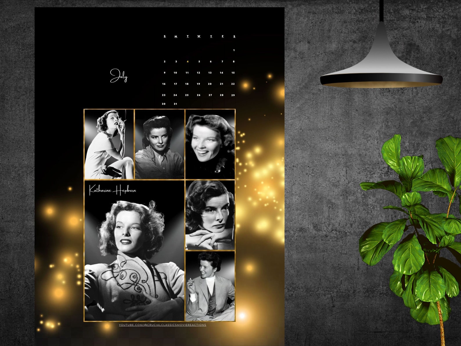 2023 Calendar Classic Movie Stars Digital 8.5 X 11 Size - Etsy